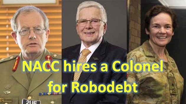 NACC appoints Colonel Gary Hevey, for Robodebt hearings, to protect ...